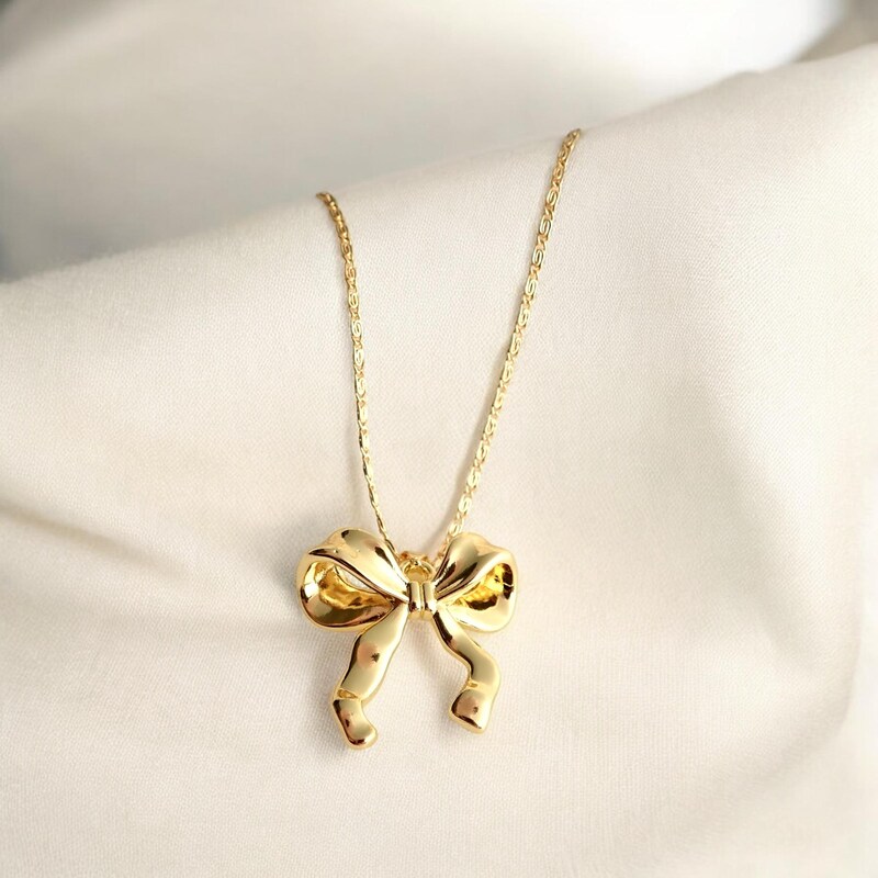 Bow Necklaces - Etsy