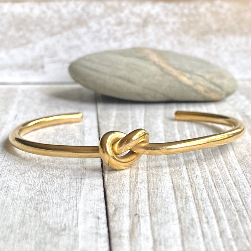 Gold Knot Bracelet - Etsy