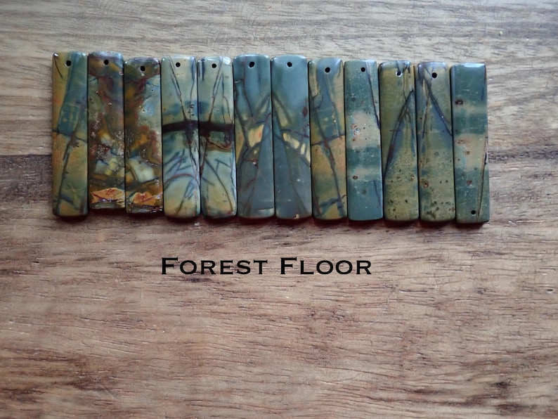 Red Creek Jasper Necklace for Men – Earthy Stone Pendant on Adjustable ...