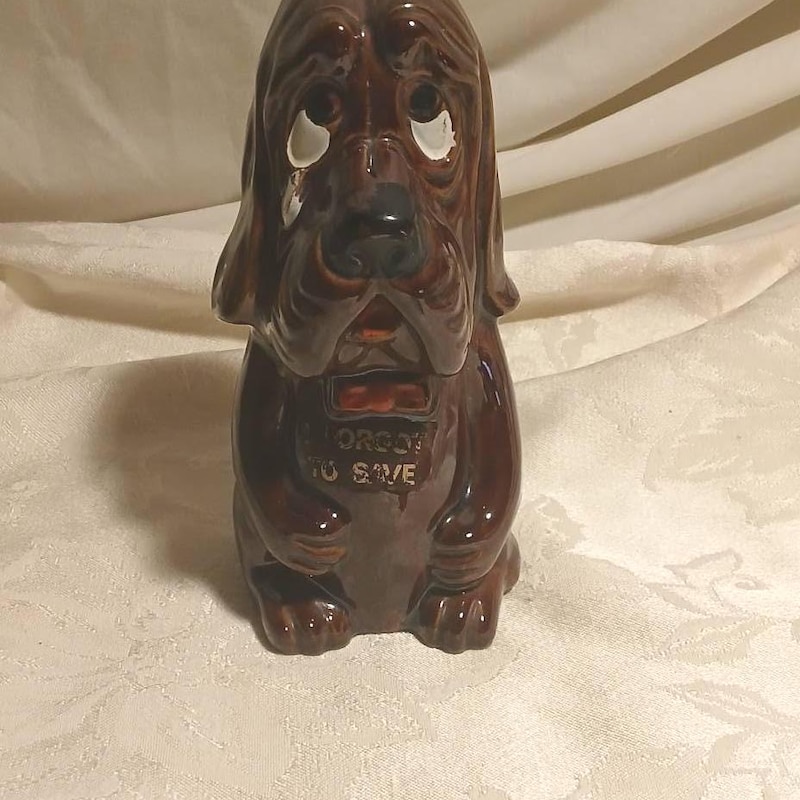 Vintage Ceramic Dog Banks - Etsy