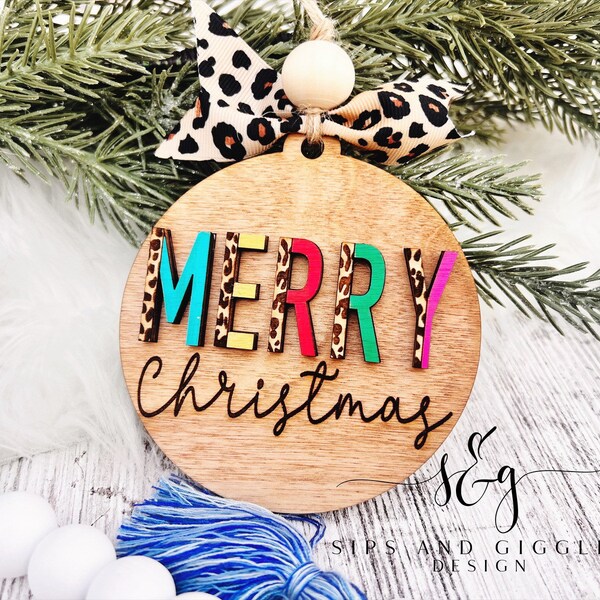 Leopard Print Ornaments - Etsy
