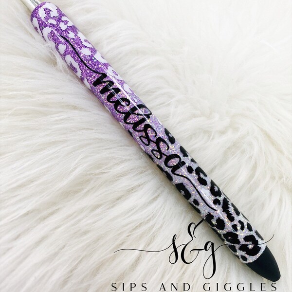 Leopard Print Pen - Etsy