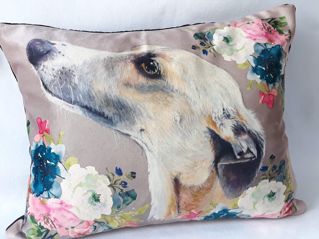 Luxury Velvet Whippet Cushion - Etsy