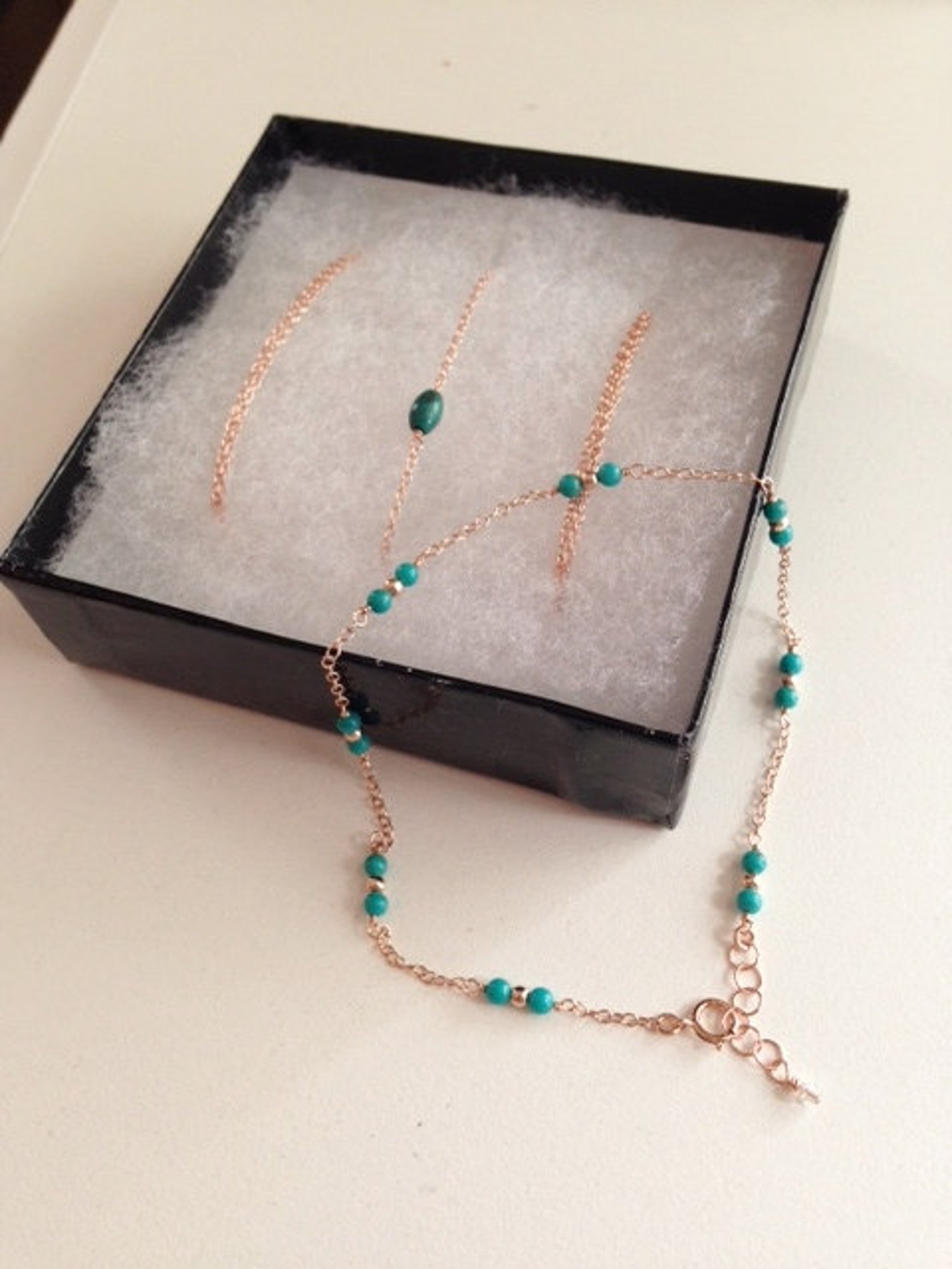 Savvy Turquoise Belly Chain Rose Gold Belly Chain Turquoise | Etsy