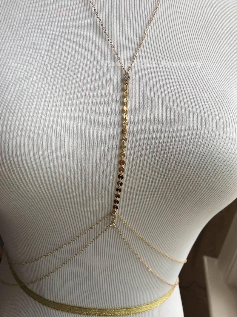 Last Dance Diamond Body Chain Cubic Zirconia Body Chain | Etsy