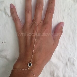 SALE Protection Evil Eye Hand Chain, Evil Eye Bracelet, Diamond Hand ...