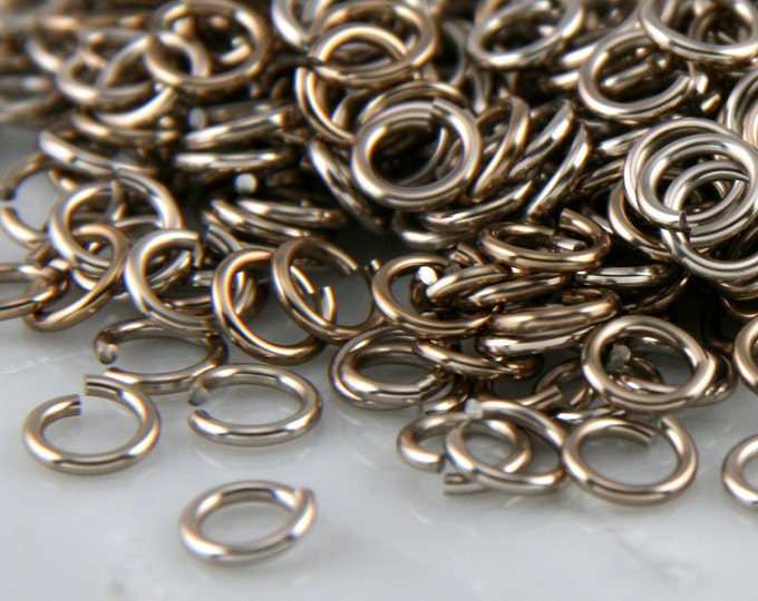 18 Ga 3/16, 200 Champagne Anodized Aluminum Chain Mail Jump Rings - Etsy