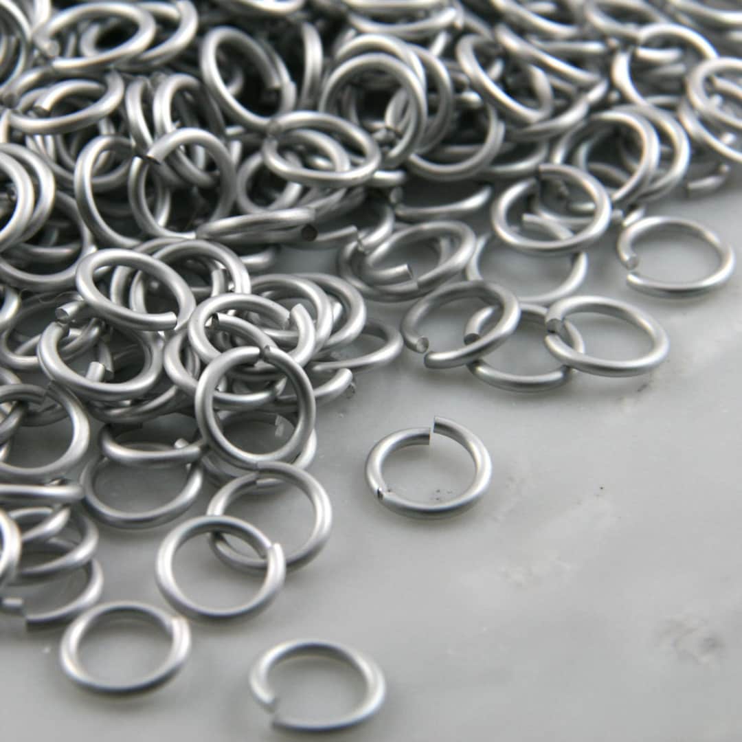 16 Ga 5/16 Frost Anodized Aluminum Chainmail Jump Rings 125 - Etsy