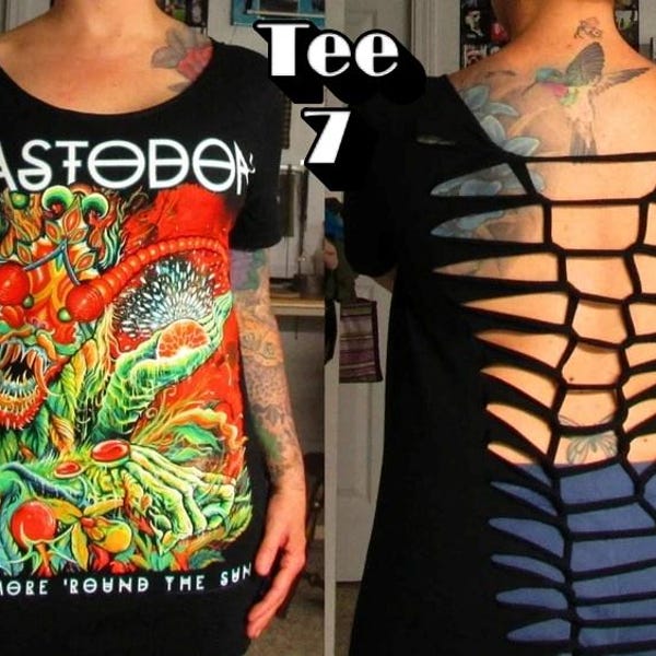 Shredded T Shirt - Etsy