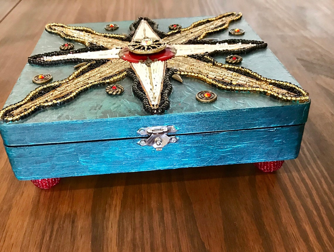 Sun Medallion Jewelry/keepsake Box - Etsy