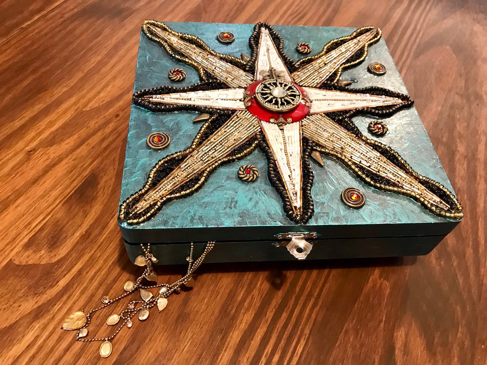 Sun Medallion Jewelry/keepsake Box - Etsy