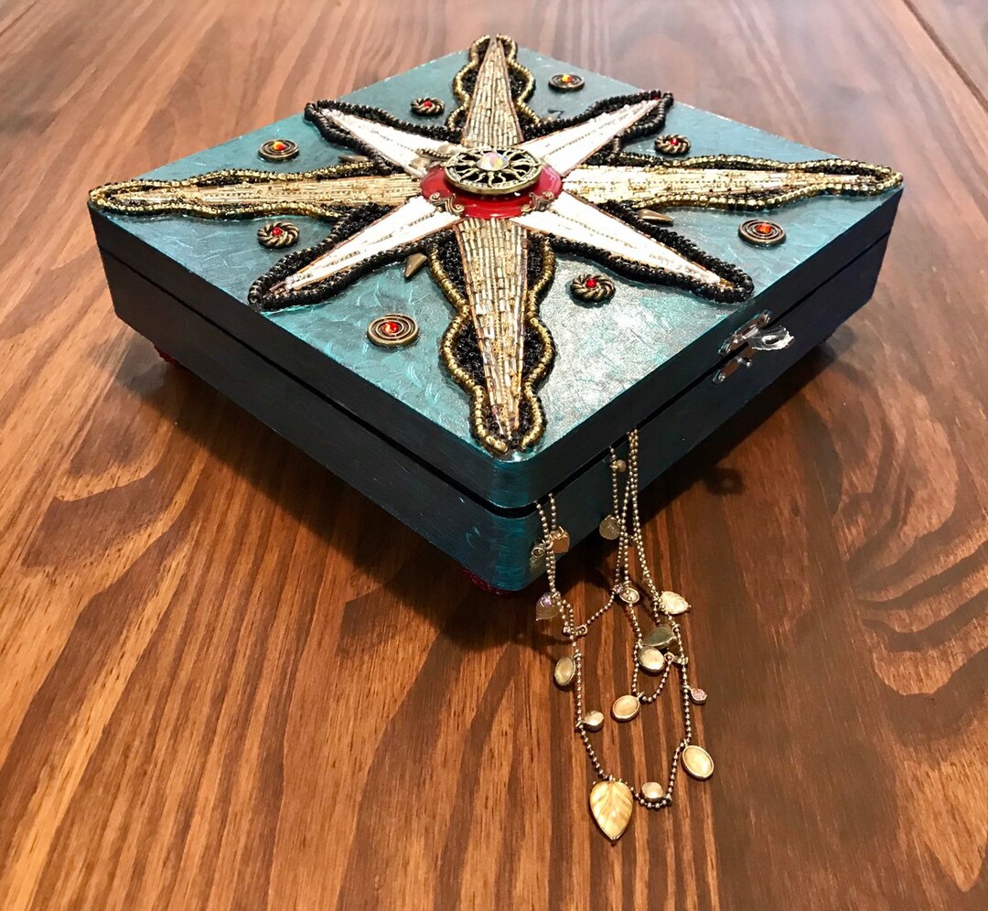 Sun Medallion Jewelry/keepsake Box - Etsy