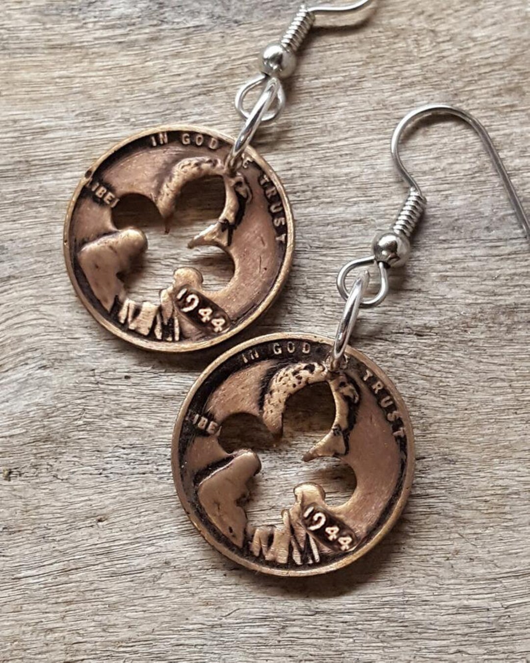 80th Birthday 1944 Penny Fleur De Lis Earrings Mardi Gras Gift 80th ...