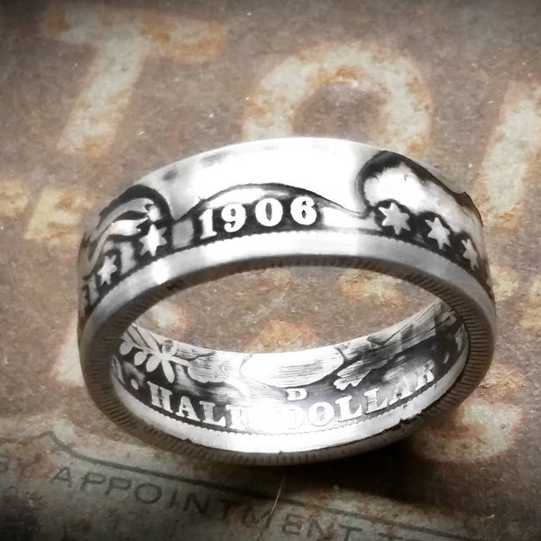 Silver Coin Ring - Etsy
