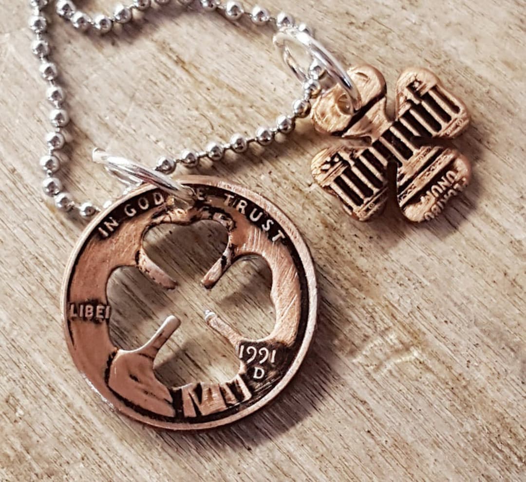 Lucky Penny Four Leaf Clover Necklace Chris Stapleton Starting Over ...