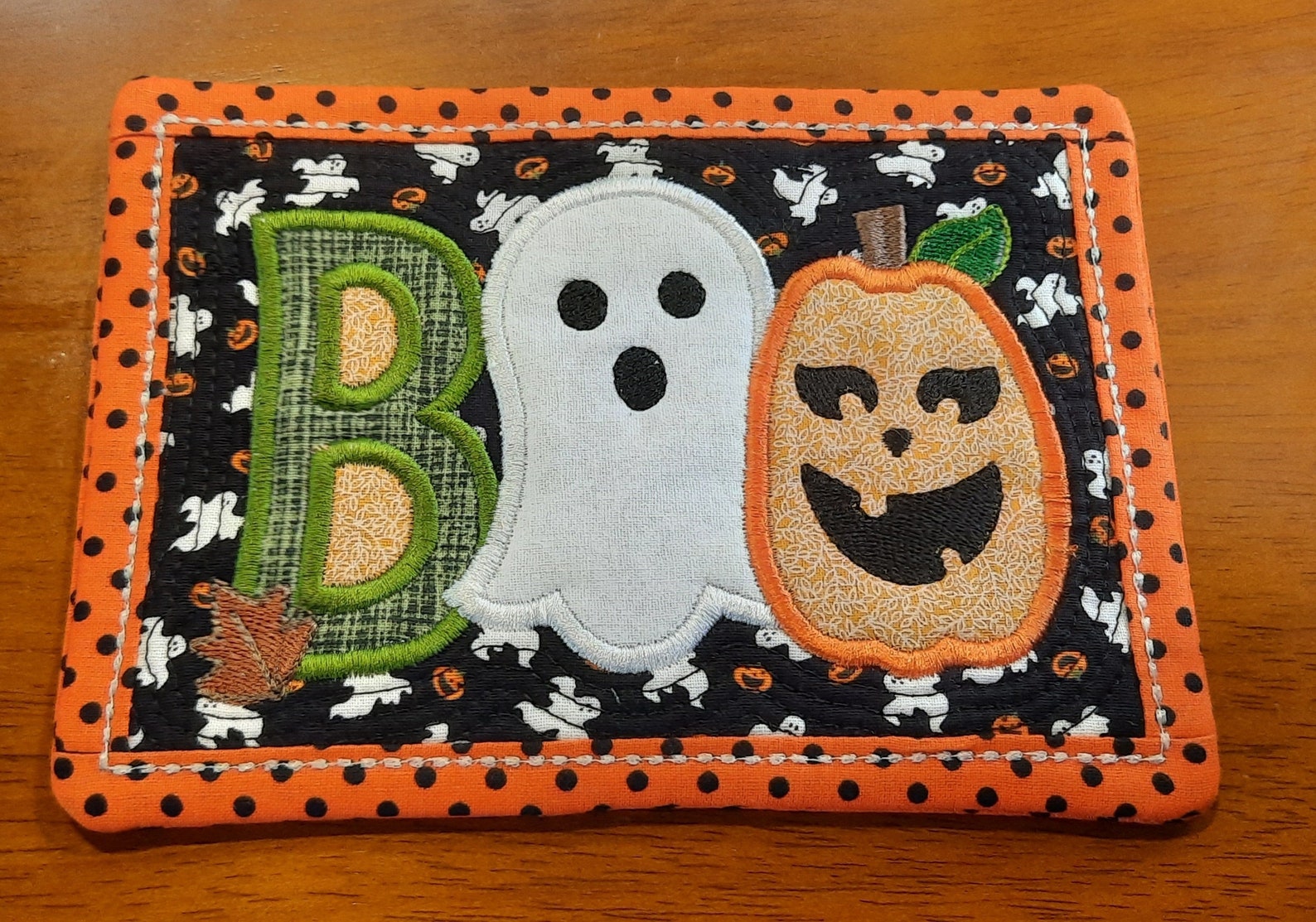 FALL MUG RUG for Autumn Decor Boo Owl Pumpkin Cat Machine - Etsy