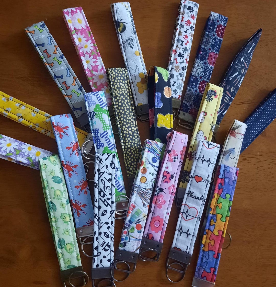 Fabric Wristlet 6 Inch - Etsy