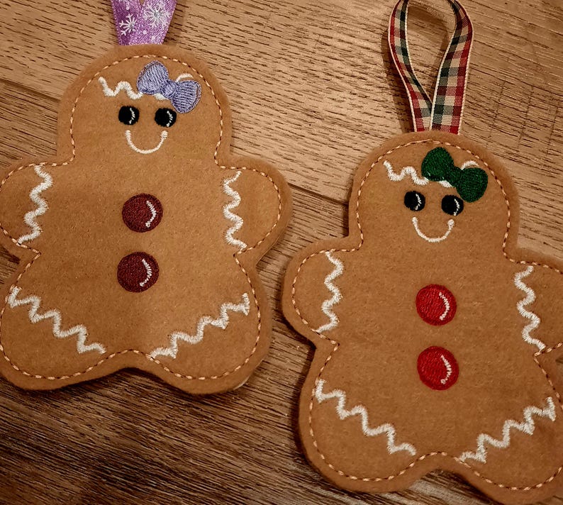 Gingerbread Felt Ornament - Etsy