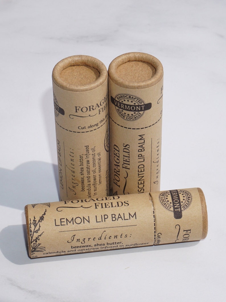 Plastic Free Lip Balm Biodegradable Healthy Natural | Etsy