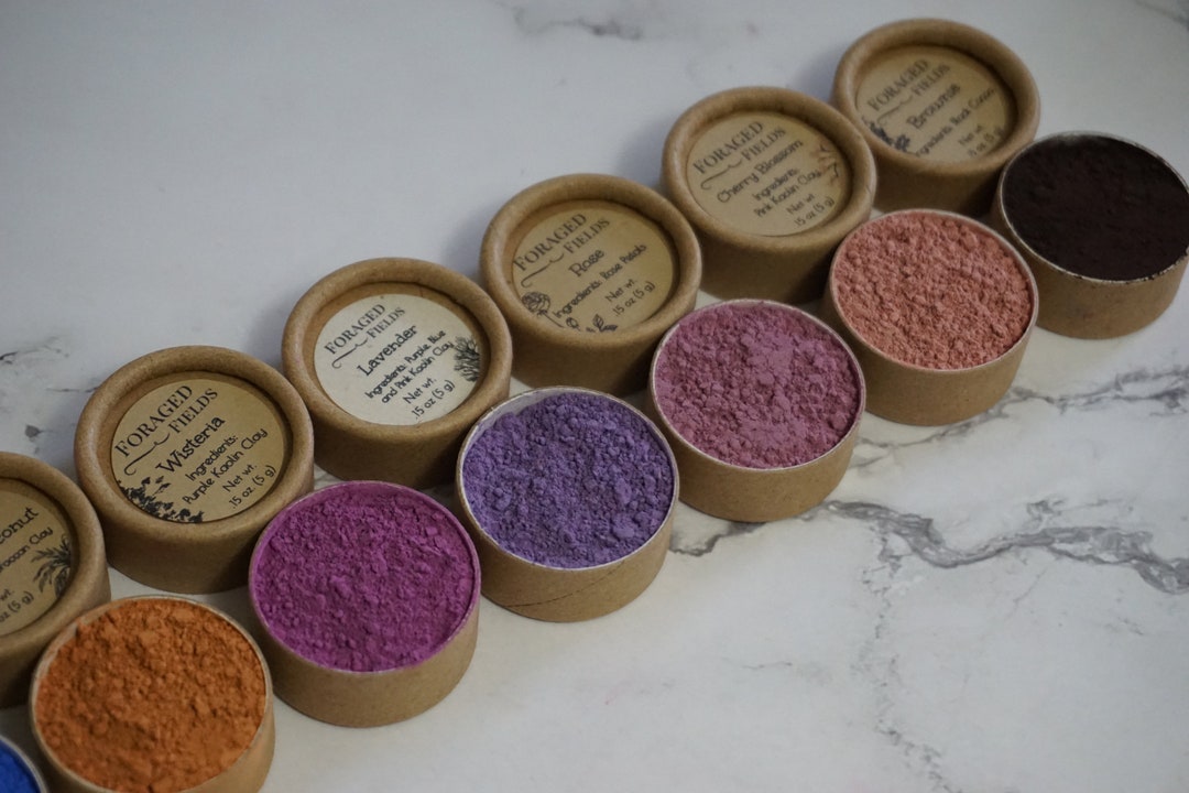 Natural Clay Eyeshadow Powder: Vegan, Zero Waste, Plant and Clay Based ...
