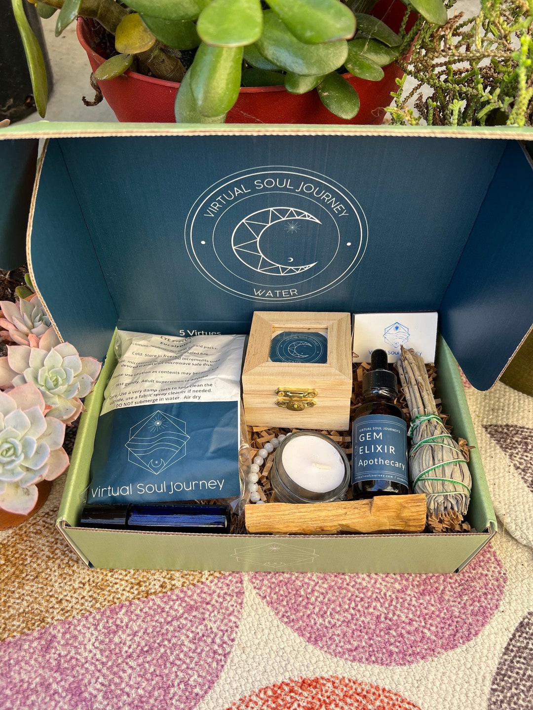 Calm Mind Ritual Kit for Stress Relief - Etsy