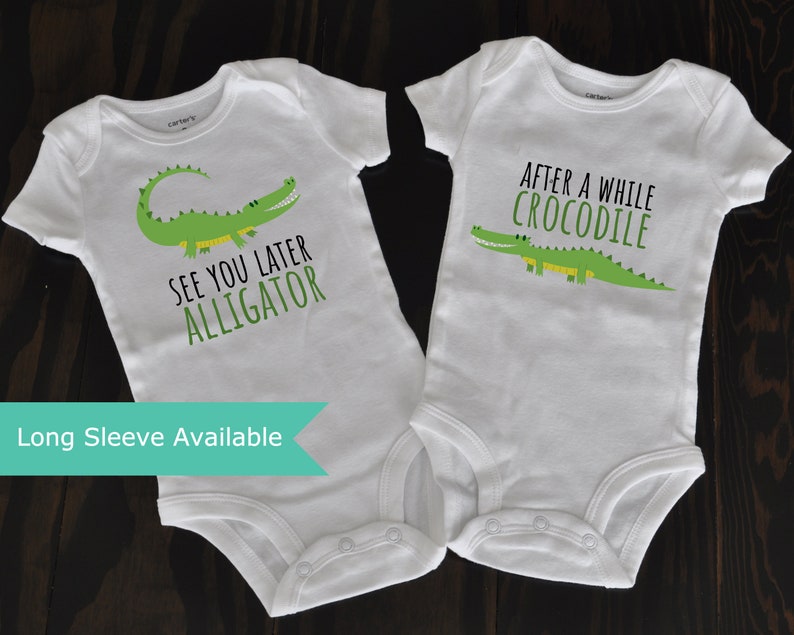 See you later Alligator after a while Crocodile twin or | Etsy