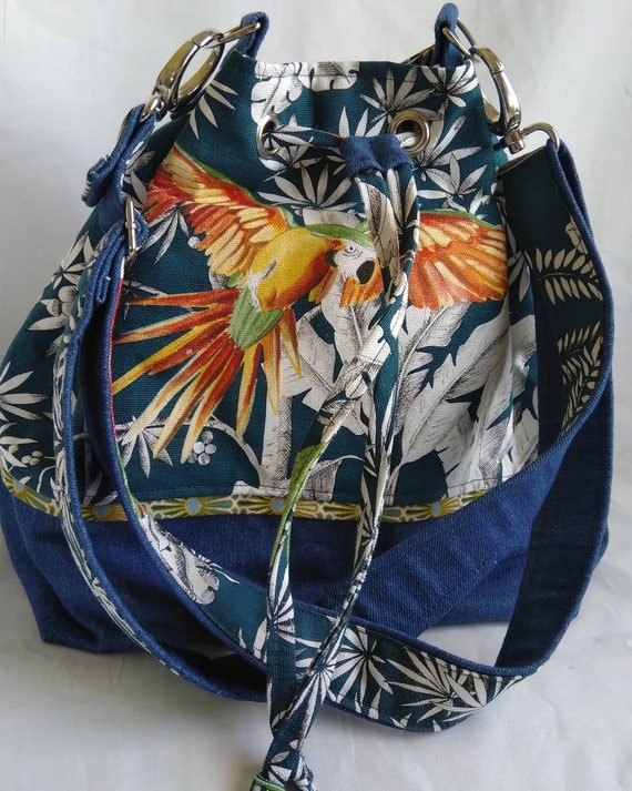 Bucket bag fabric store