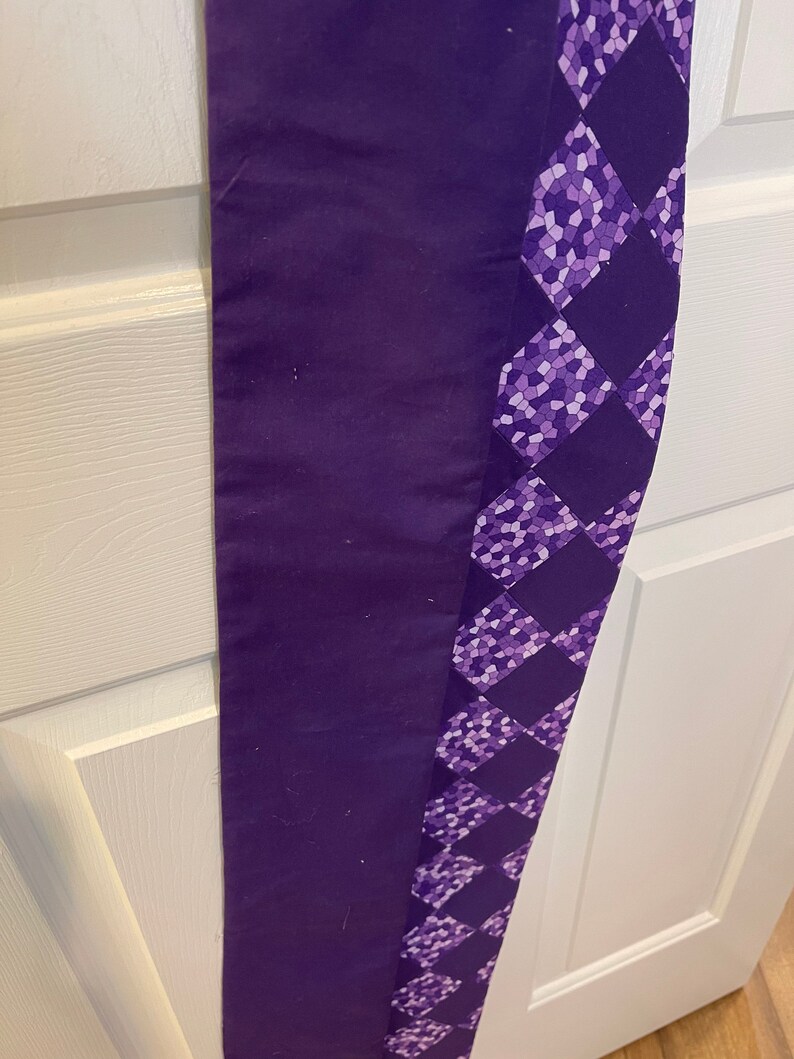 Quilted Clergy Stole Purple Advent or Lent One of a Kind - Etsy