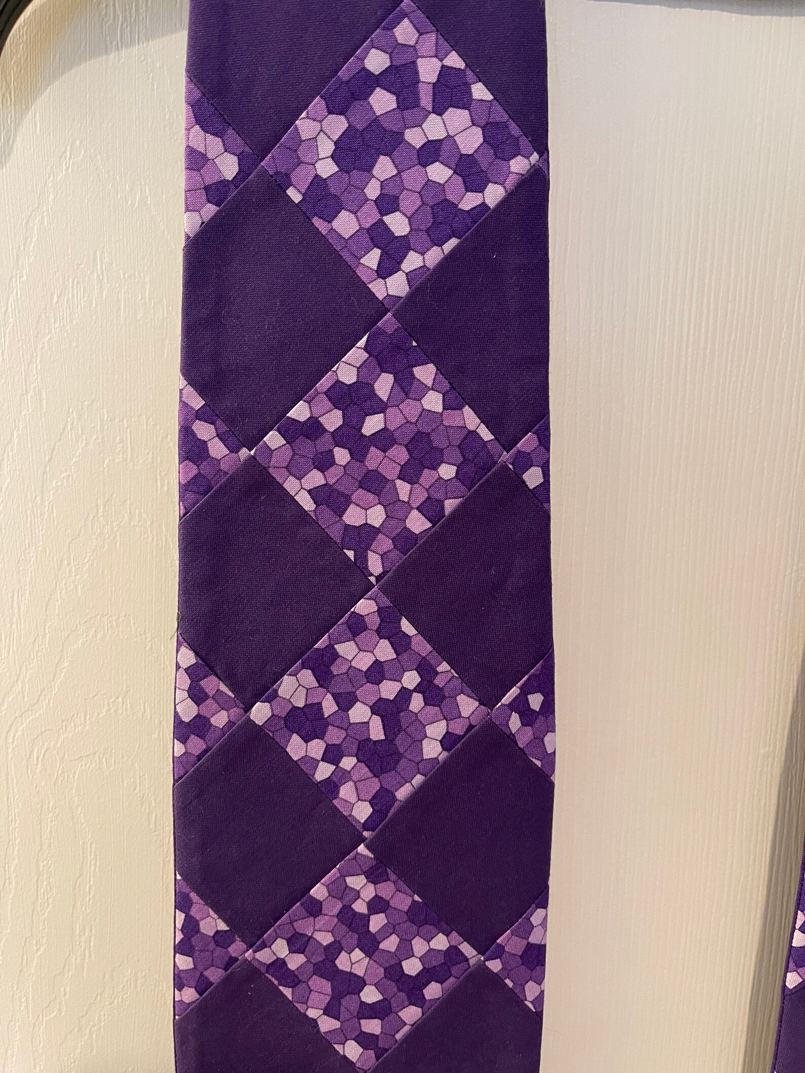 Quilted Clergy Stole Purple Advent or Lent One of a Kind - Etsy