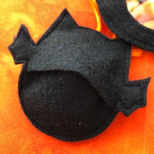 Felt Bat Treat Holder: Halloween Candy Bag, Party Favor - Etsy