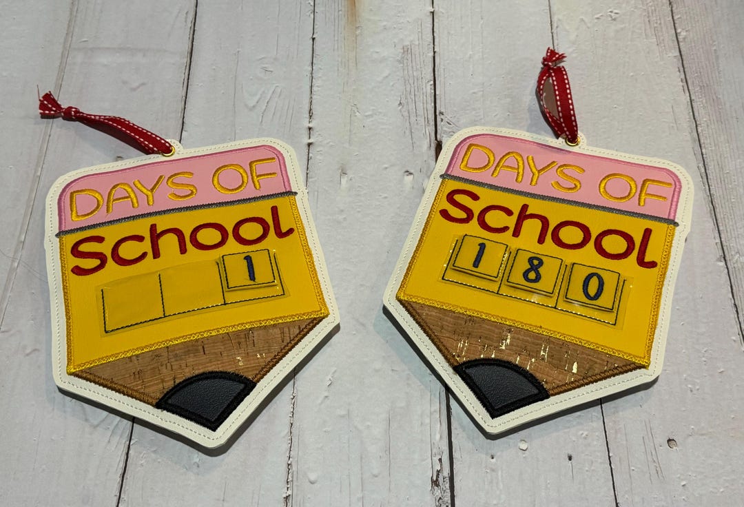 Pencil Days of School Counter, Teacher Gift - Etsy