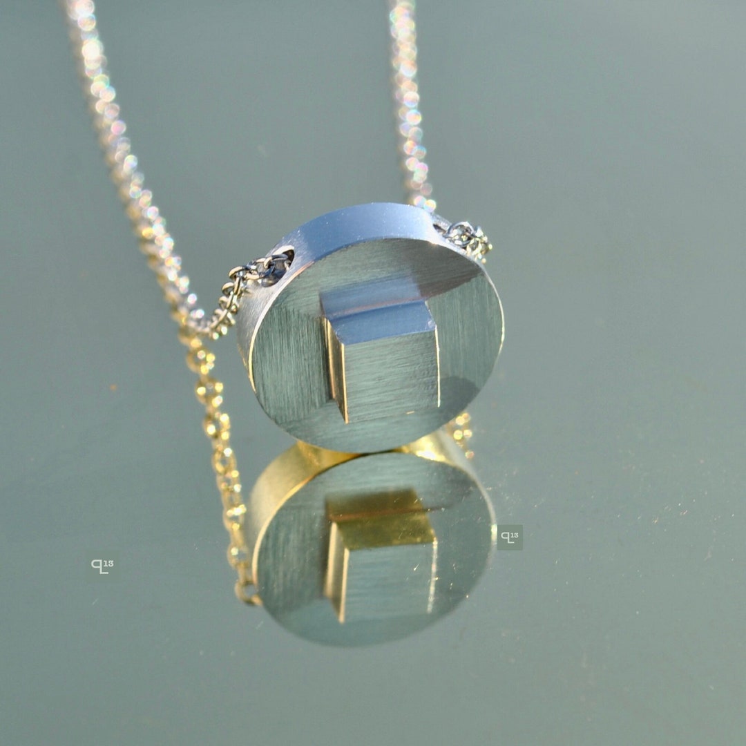 Hand Sculpted Aluminum Necklace – Aluminum Gift – Aluminum Jewelry ...