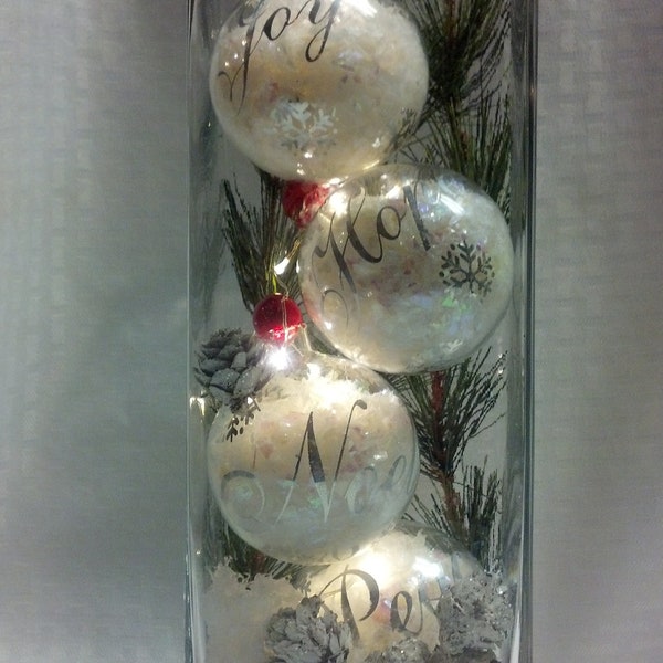 Christmas Vase - Etsy