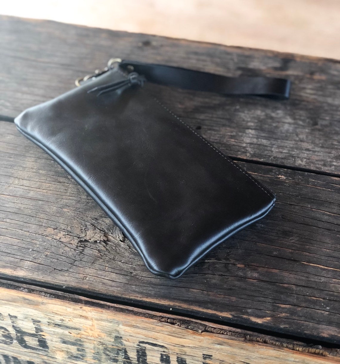 Leather Wristlet Wallet Iphone Wristlet Smartphone Wristlet - Etsy