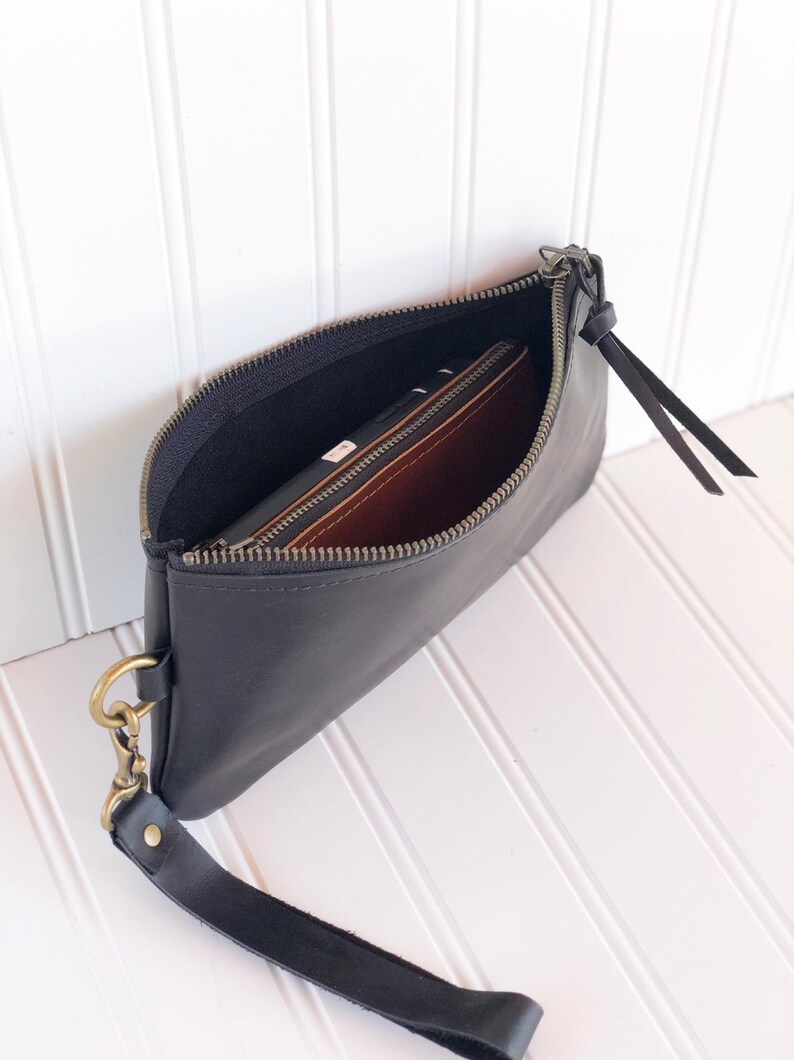 Leather Wristlet Wallet Iphone Wristlet Smartphone Wristlet - Etsy