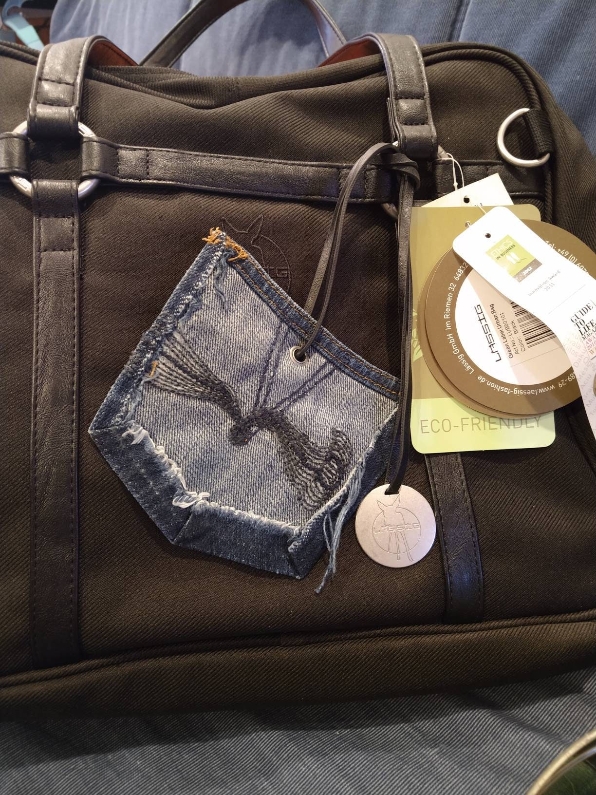 Reworked Denim Pocket Tag for Purses Luggages or Bags - Etsy Canada