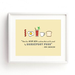Ron Swanson Breakfast Food - Etsy