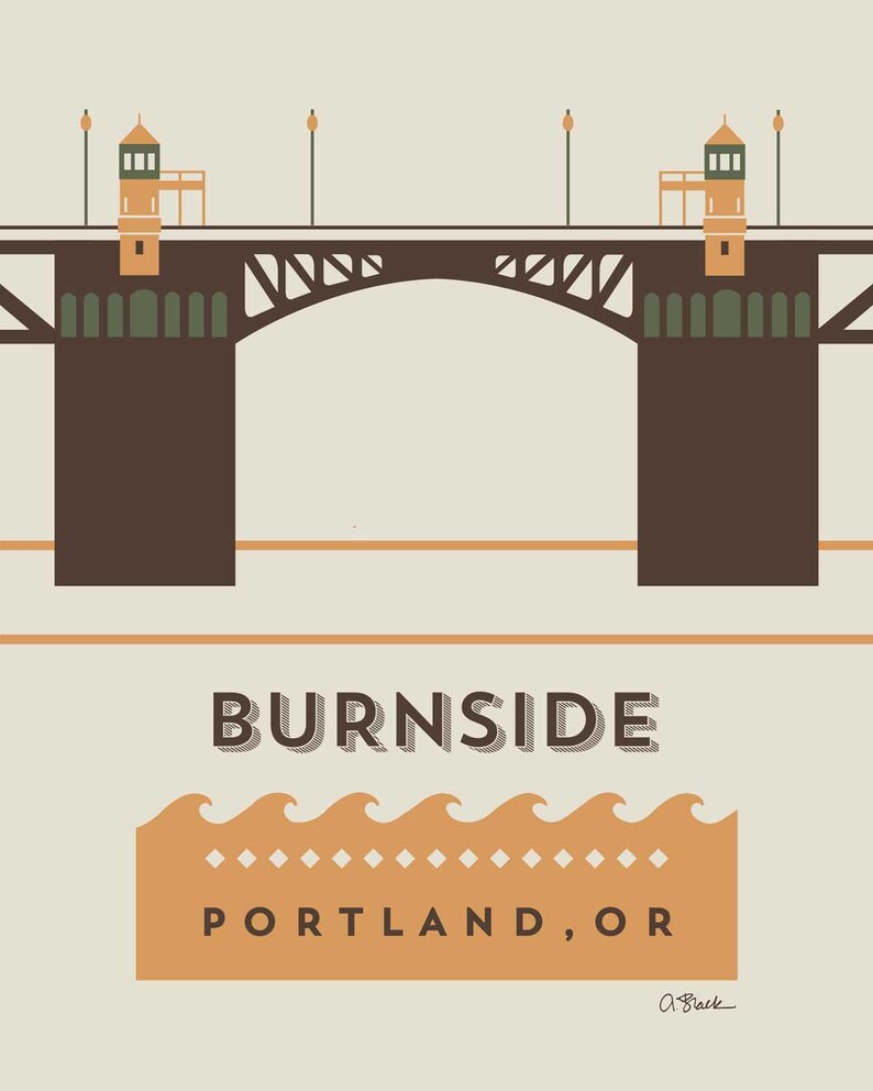 Burnside Bridge - Etsy