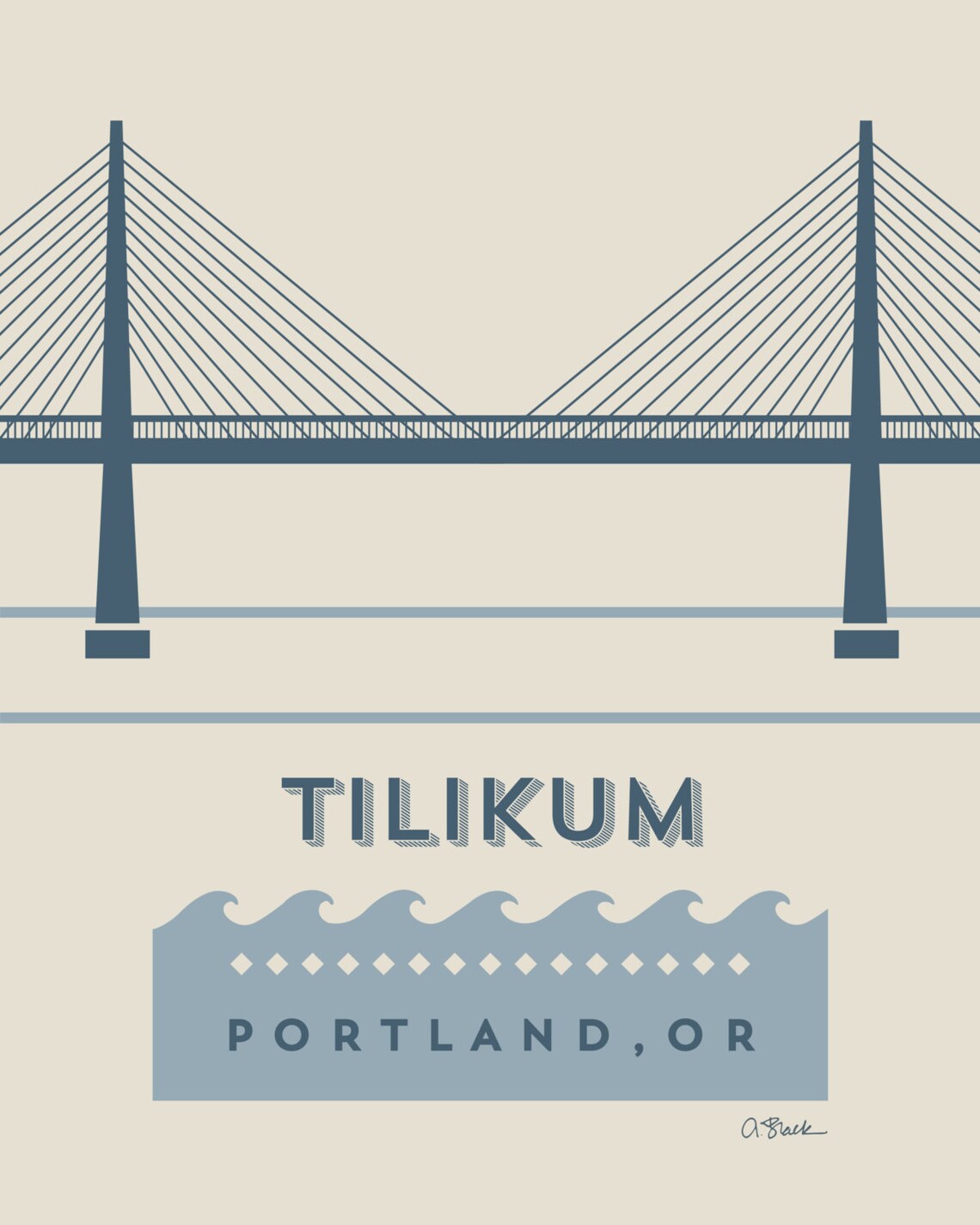 Tilikum Bridge - Etsy