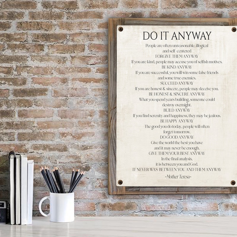 Be Kind Anyway - Etsy