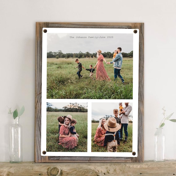Metal Collage Family Frame
