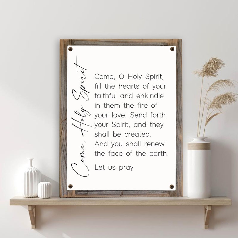 Come Holy Spirit - Etsy