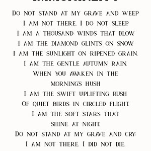 Immortality Poem Vintage Metal Print on Reclaimed Wood Frame-rustic ...