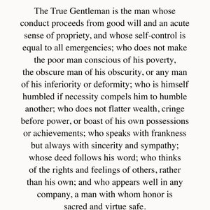 The True Gentleman Poem on Metal Print-reclaimed Wood-graduation Gift ...