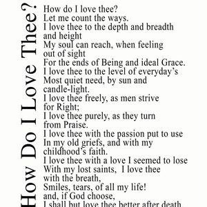 How Do I Love Thee Let Me Count the Ways Metal Print on Reclaimed Wood ...