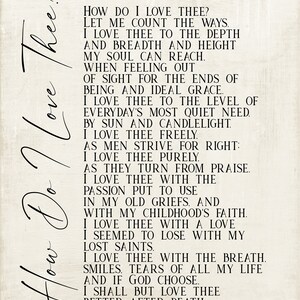 How Do I Love Thee? Let Me Count the Ways Metal Print on Reclaimed Wood ...