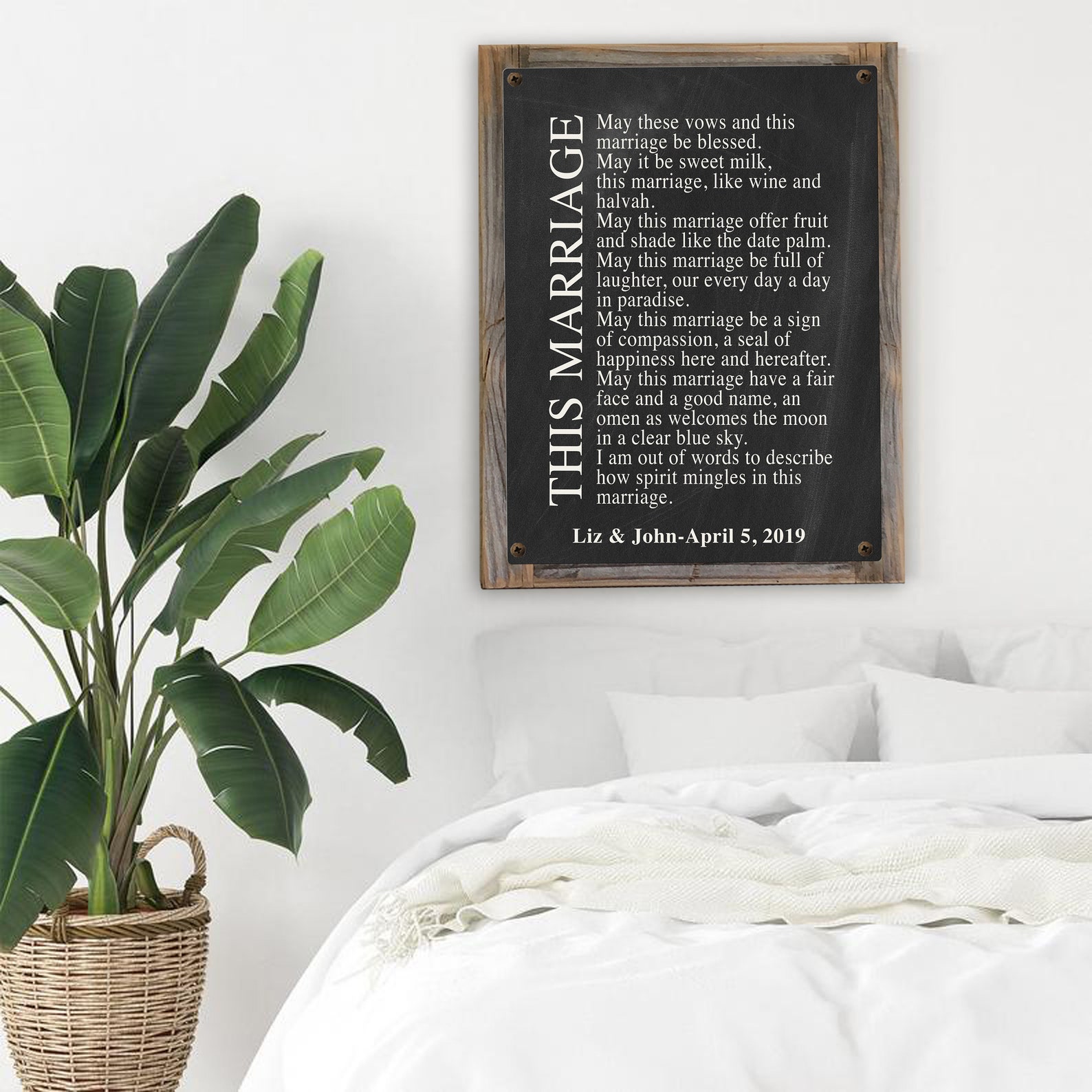 This Marriage. Rumi Poem Metal Print on Reclaimed Wood - Etsy