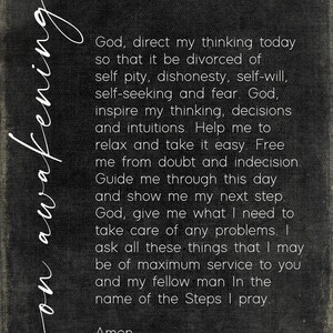 On Awakening Prayer on Metal Print on Reclaimed Wood Frame-recovery ...