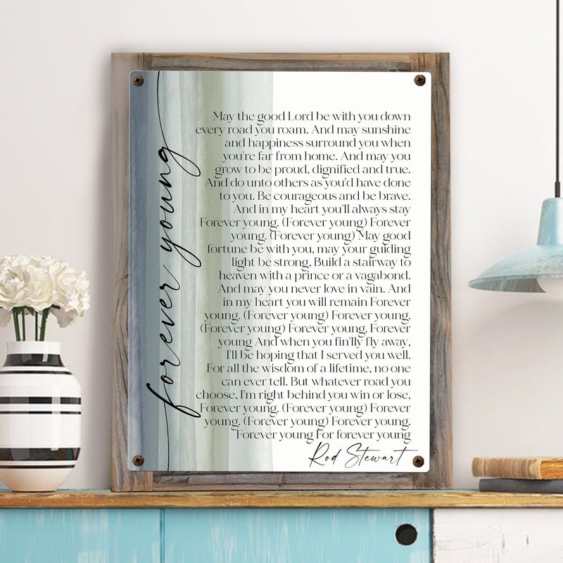 Metal Signs With Lyrics - Etsy