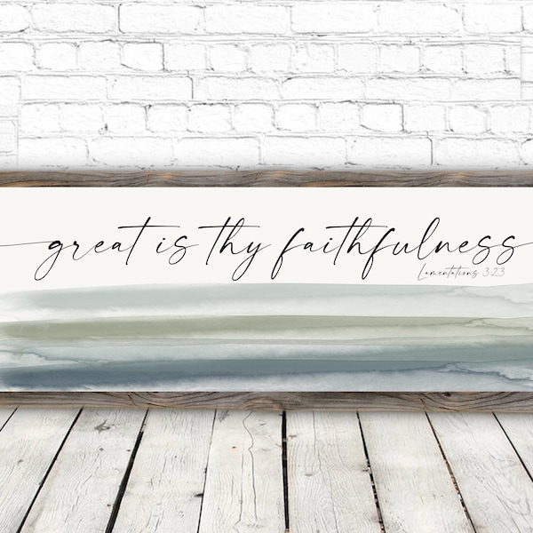 Great is Thy Faithfulness - Etsy